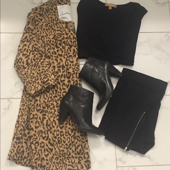 CAbi | Jackets & Coats | Cabi Estate Leopard Print Jacket | Poshmark